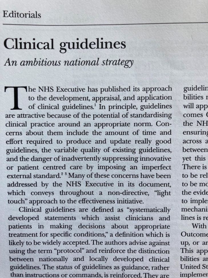 Celebrating 25 years - The history of our guidelines - Partners in ...